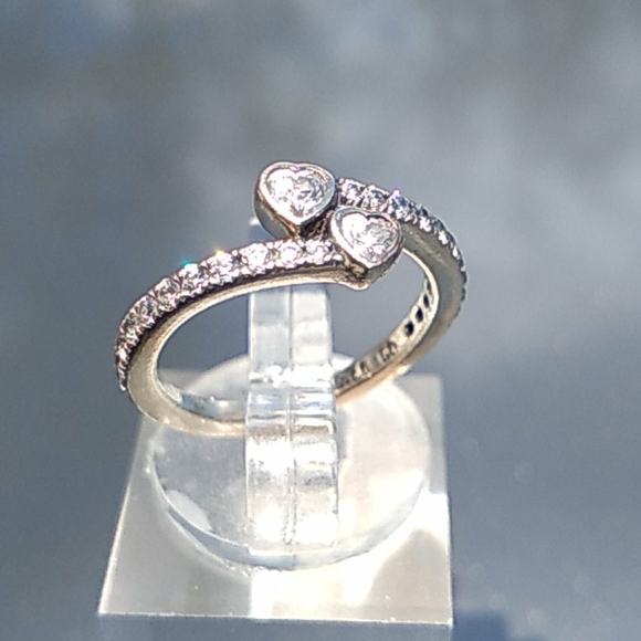 Pandora | Jewelry | Two Hearts Pandora Ring | Poshmark